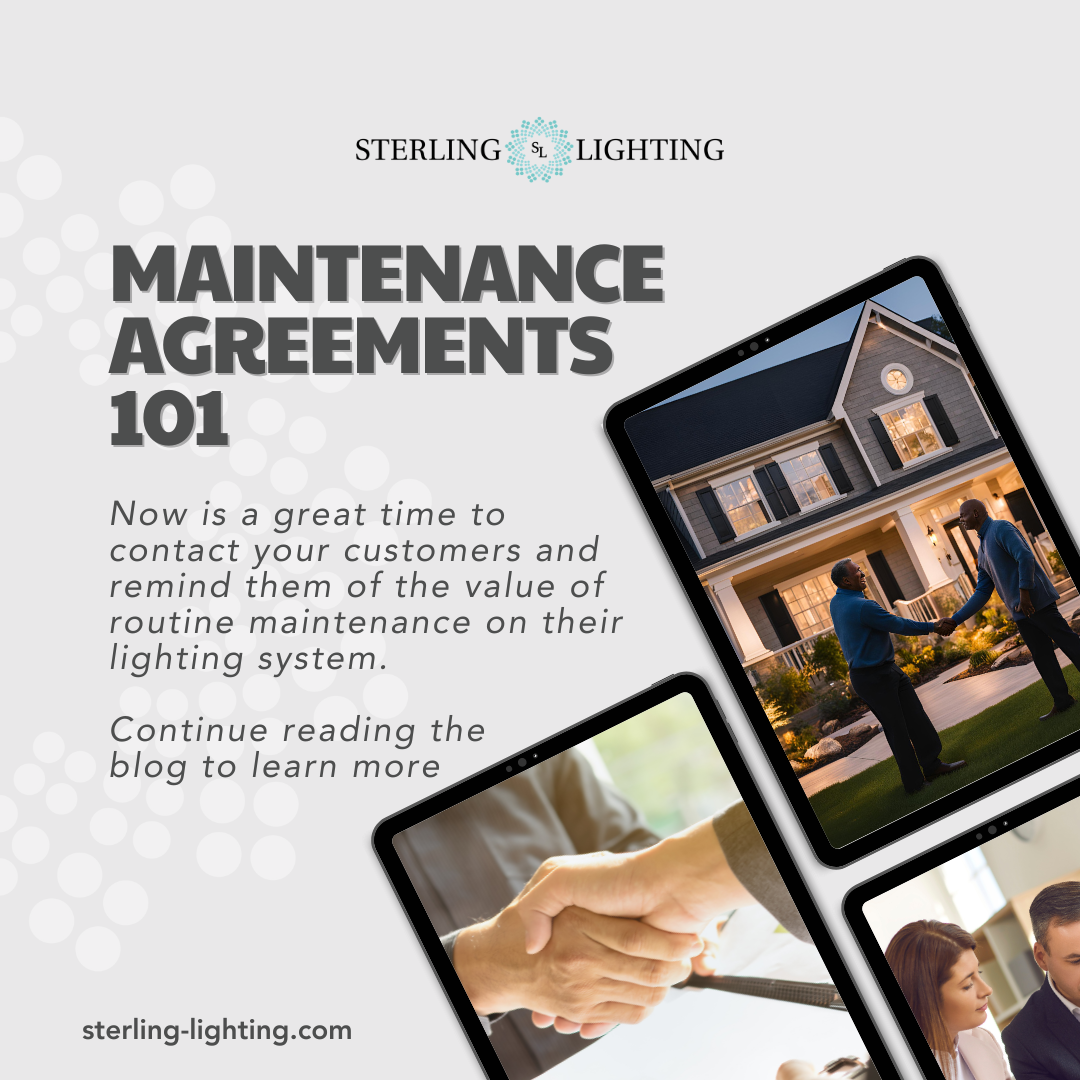 Setting Up Maintenance Agreements – Sterling Lighting